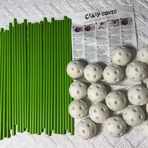crazy forts | Toys | Crazy Forts Green Rods White Balls Building Set ...